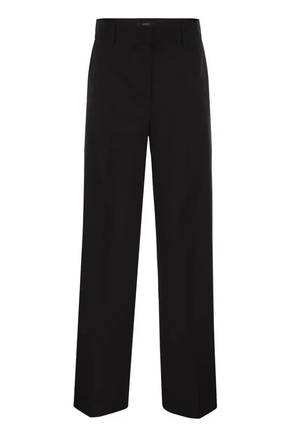 Max Mara Visivo Wool Palazzo Trousers
