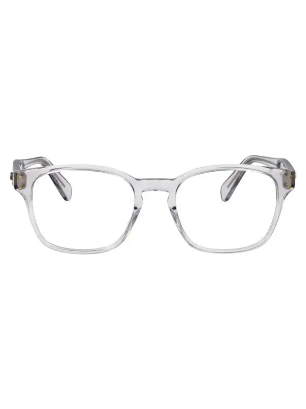FERRAGAMO Rectangle Eyeglasses - Light Crystal Grey