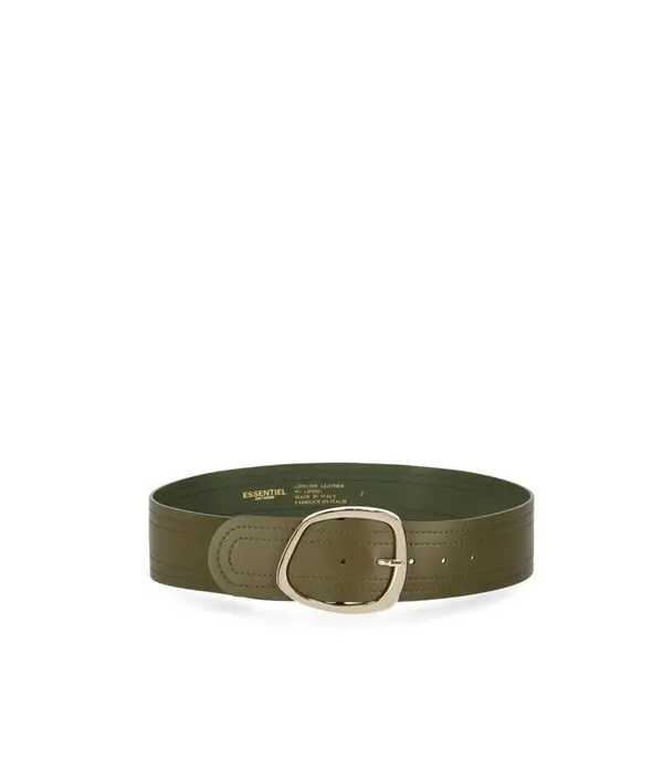 Essentiel Antwerp Frescal Leather Belt - Green