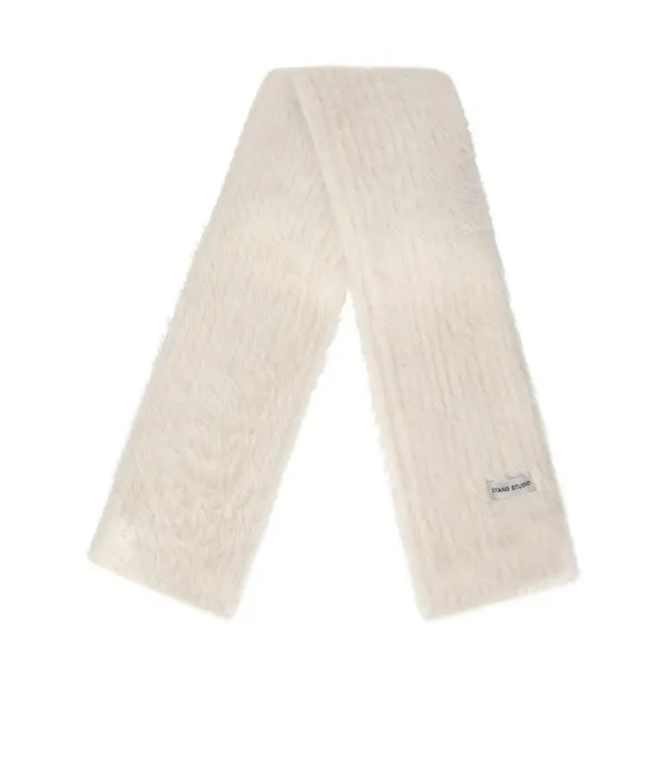 STAND STUDIO Raena Off- Scarf - White