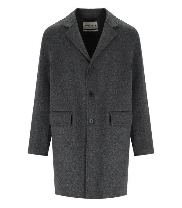 AMARÁNTO Single-breasted Wool-cashmere Coat