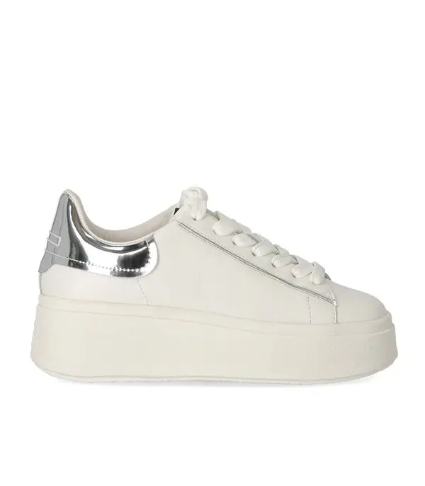 Ash Moby Bis Leather Sneakers - White