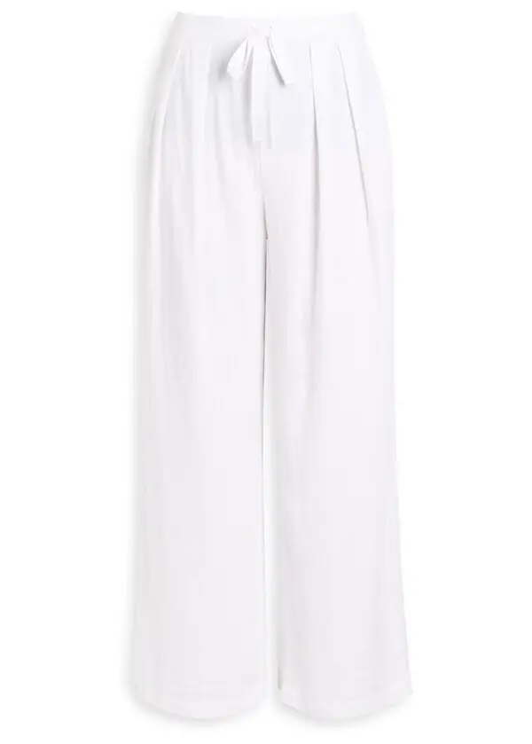 Eberjey Linen-blend Trousers