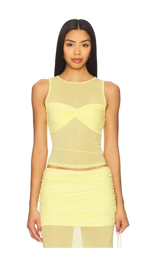 RUNAWAY THE LABEL Meila Top - Lemon