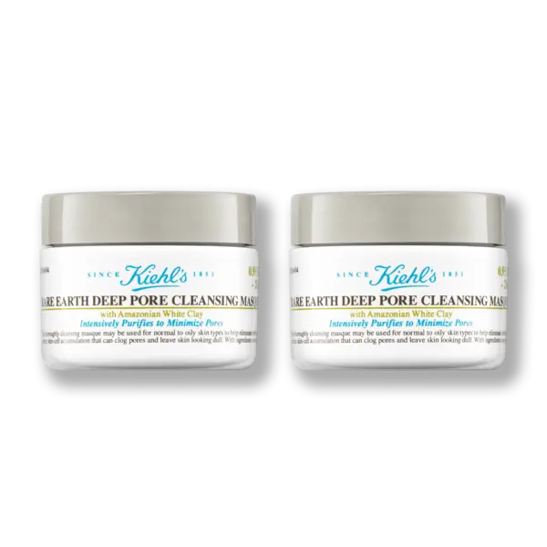 KIEHL'S SINCE 1851 Rare Earth Pore Cleansing Masque 28ml Duo