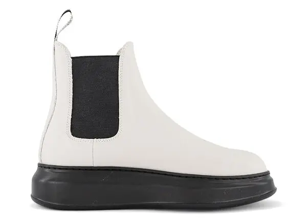 Alexander McQueen Hybrid Chelsea Boot - White