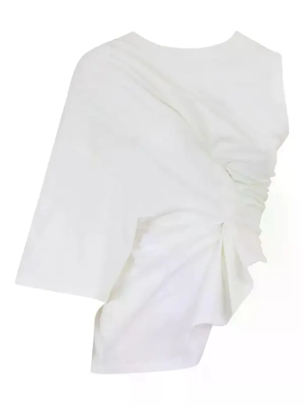 A.W.A.K.E. Mode Asymmetric Ruched Top