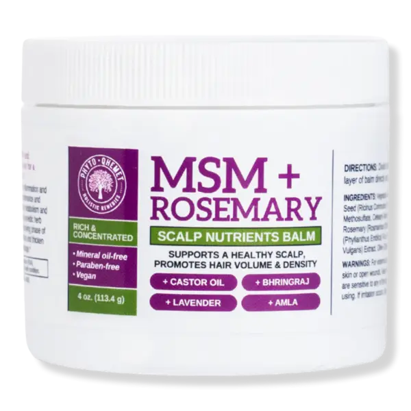 QHEMET BIOLOGICS Msm + Rosemary Scalp Nutrients Balm