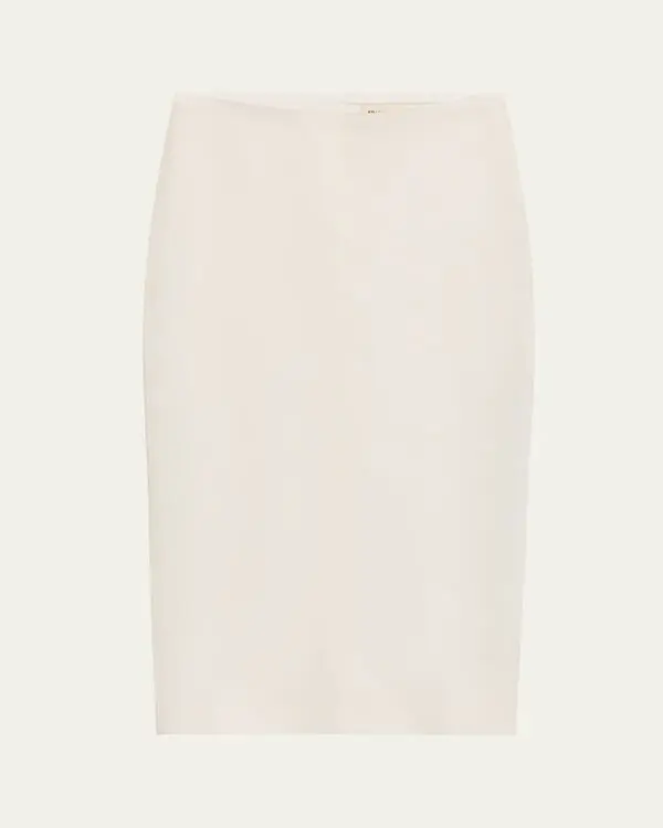 Khaite Lalisa Silk Midi Skirt