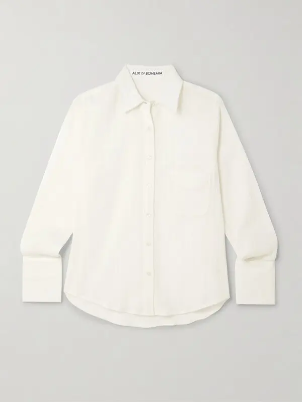 Alix Of Bohemia Ondine Cotton-gauze Shirt