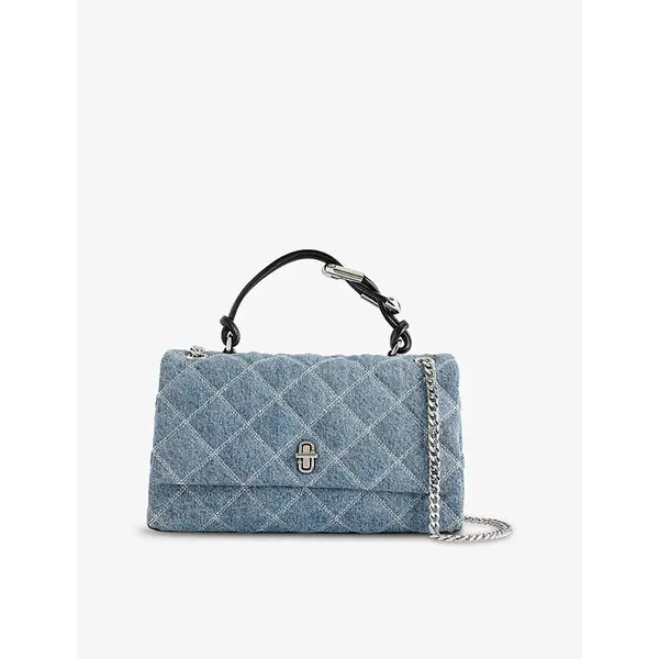 Marc Jacobs The Quilted Dual Convertible Denim Shoulder Bag