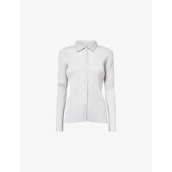 Issey Miyake Long-sleeve Knitted Shirt