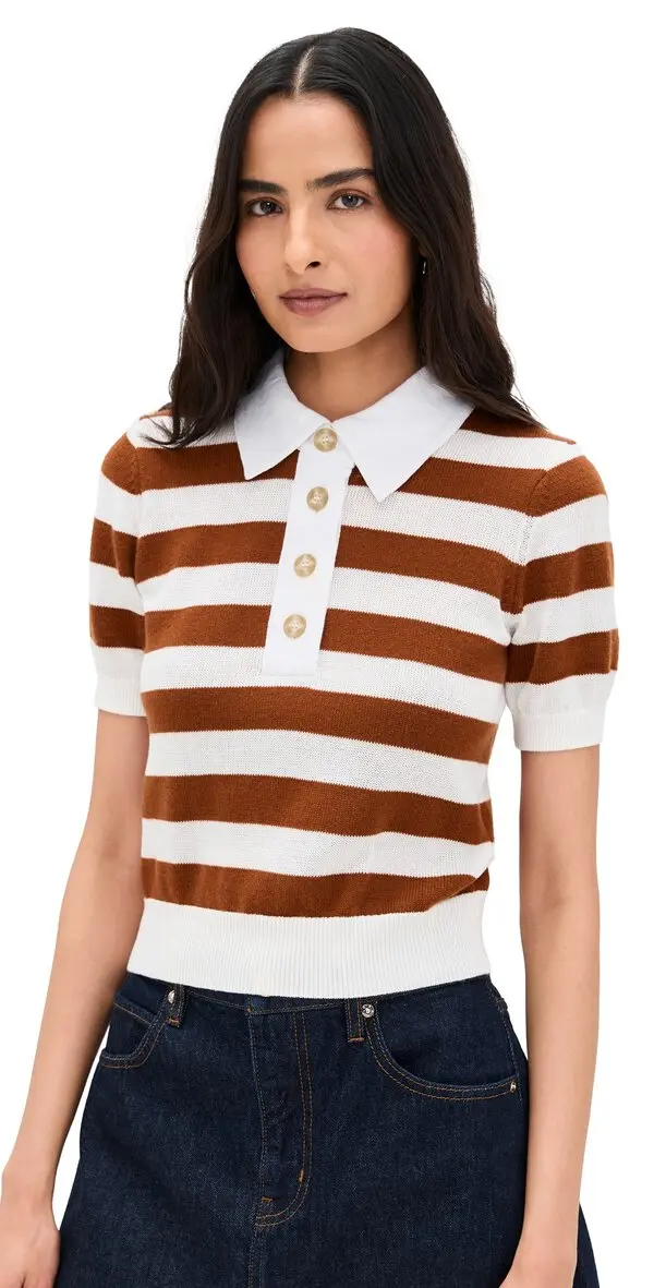 FRAME Bold Stripe Polo