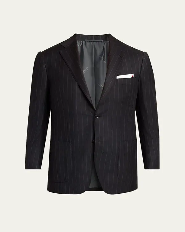 Kiton Wool Chalk Stripe Two-piece Suit