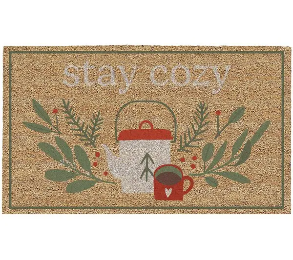 DESIGN IMPORTS Stay Cozy Doormat