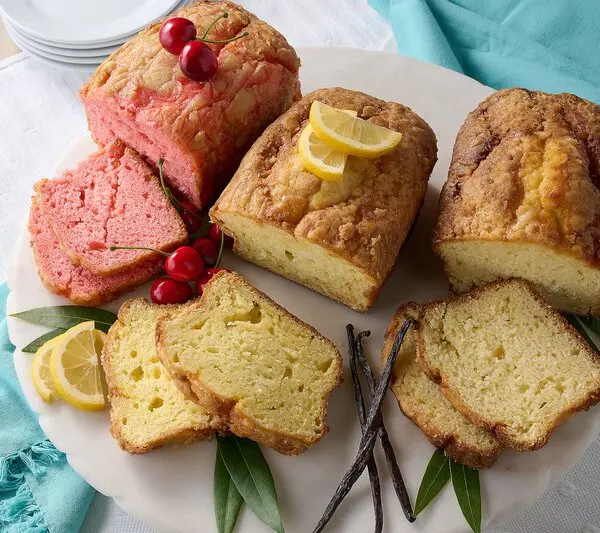 BREAD & BREAD 1.5lb Fresh Baked Crumb Cake Loaves