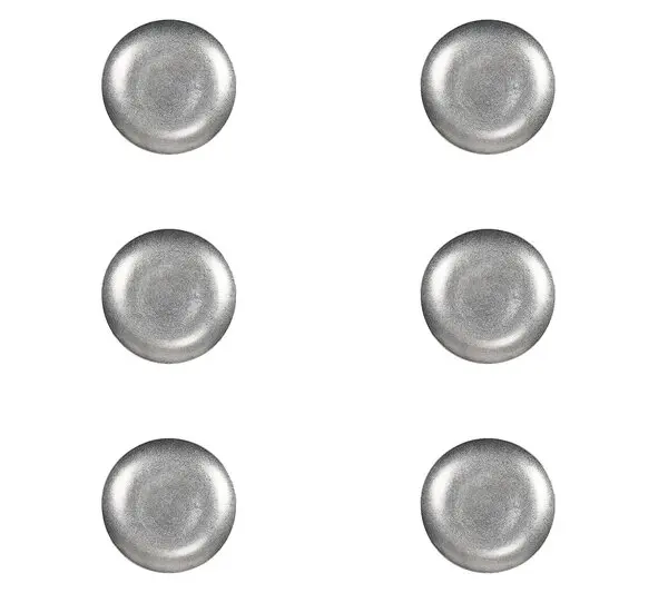 10 STRAWBERRY STREET Set Of 6 Moab Dinnerware, 6.5' Round