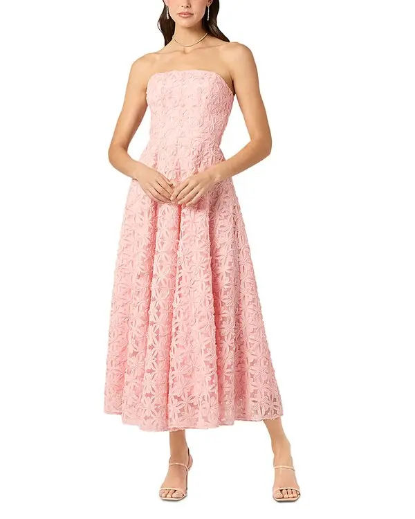 Shoshanna Miller Strapless Dress In Rose - 30% Off | Editorialist