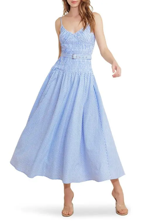 FREEMARKET Smocked Bodice Cotton-blend Sundress