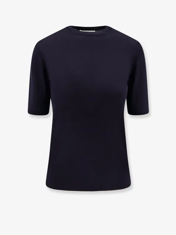 Max Mara Gerico Virgin Wool T-shirt - Blue