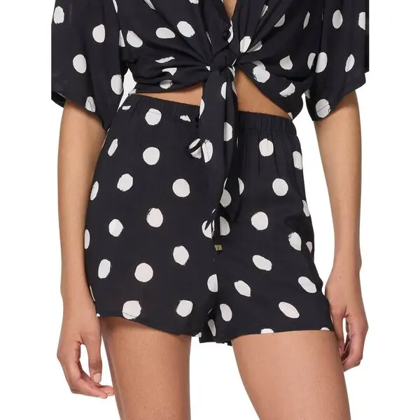 Kate Spade New York Tie-front Cotton Cover-up Shorts