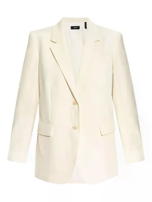 Theory Single-breasted Blazer - Yellow