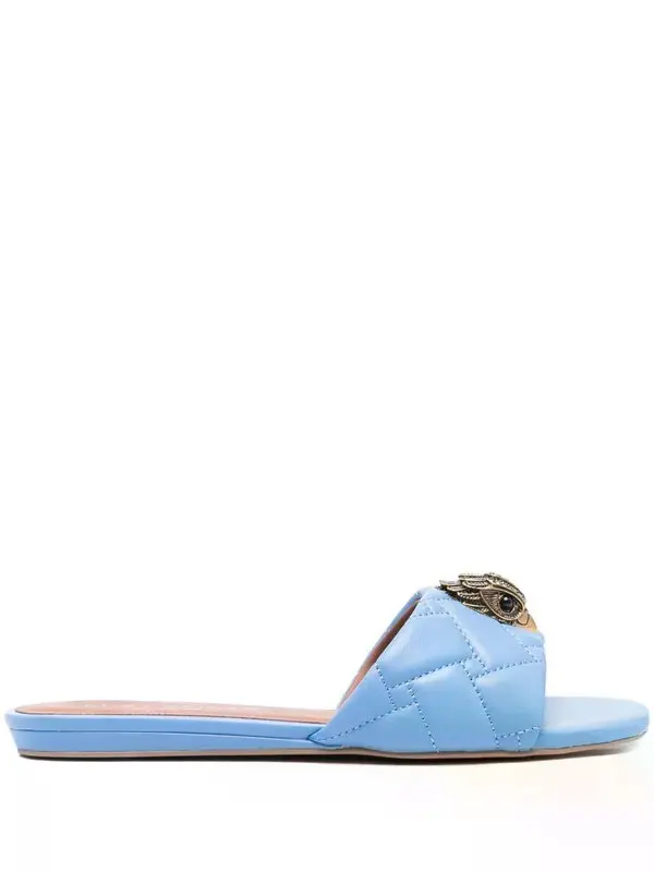 Kurt Geiger Quilted Embellished Slippers