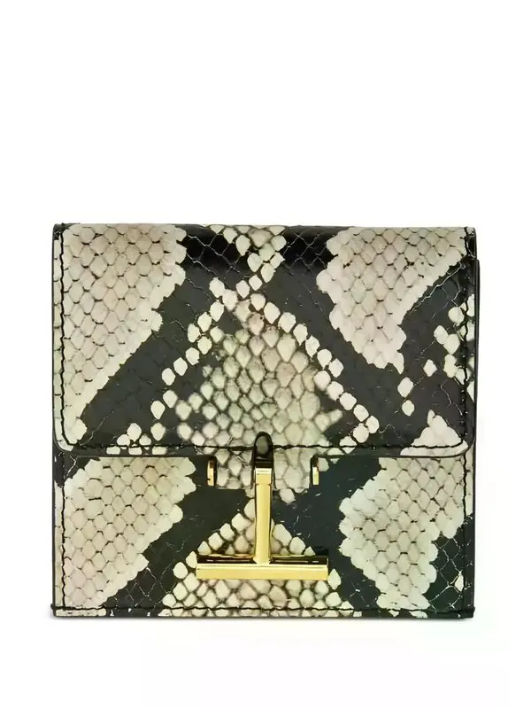 TOM FORD Snakeskin-effect Leather Wallet