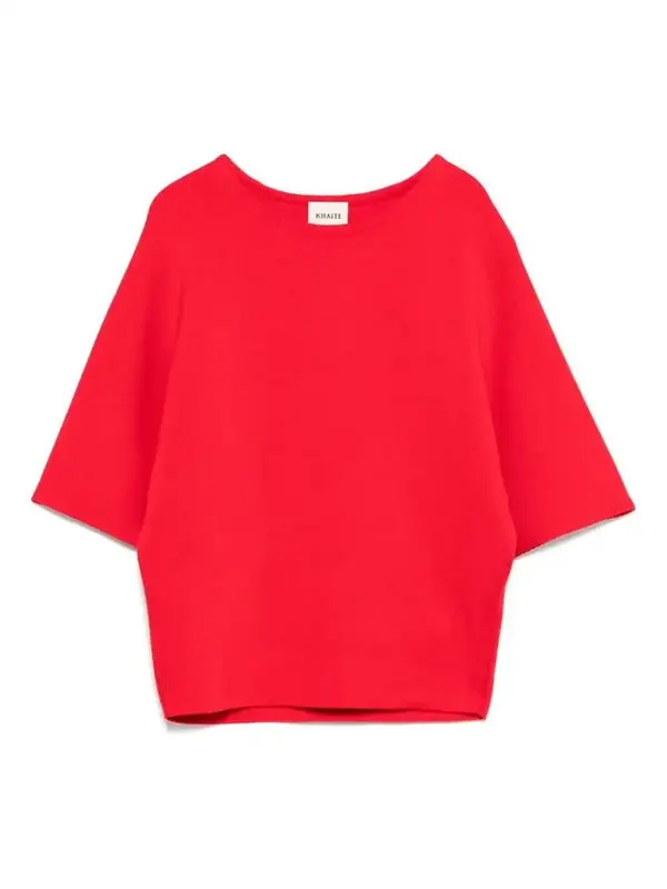 Khaite Warren Top - 554 Red
