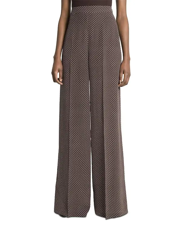 Michael Kors Kobi Halperin Flowy Silk Wide Leg Pants