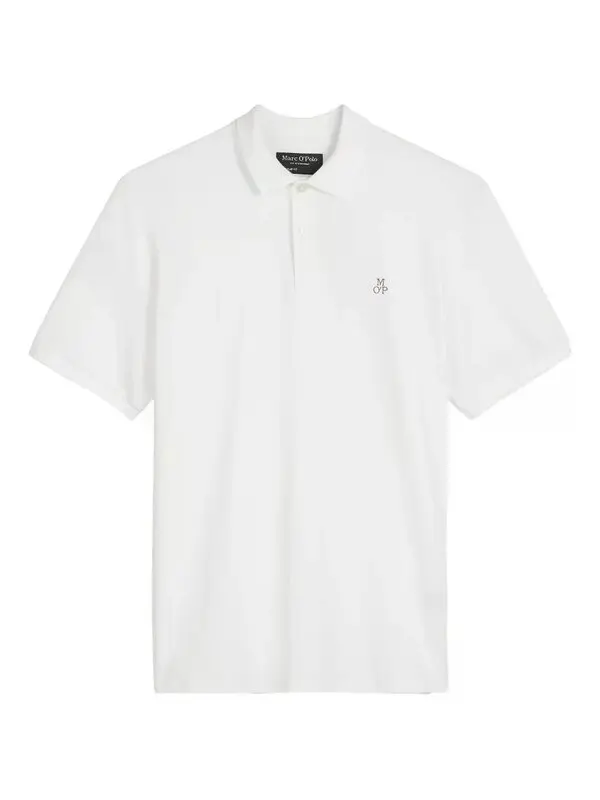 Marc O'polo Logo-embroidered Polo Shirt - White