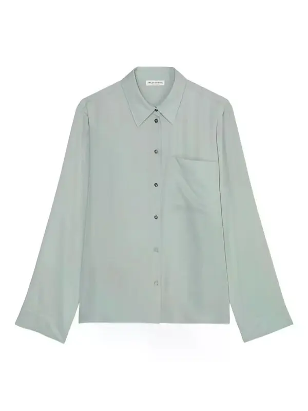 Marc O'polo Patch-pocket Button-up Shirt - Green