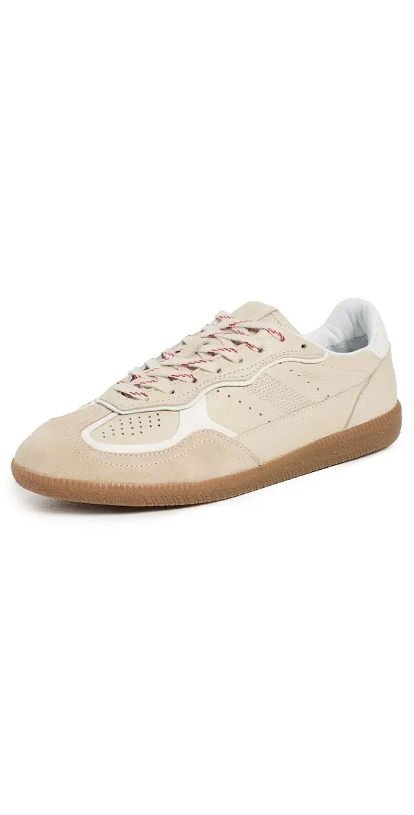 ALOHAS Rife Grain Leather Sneakers - Cream