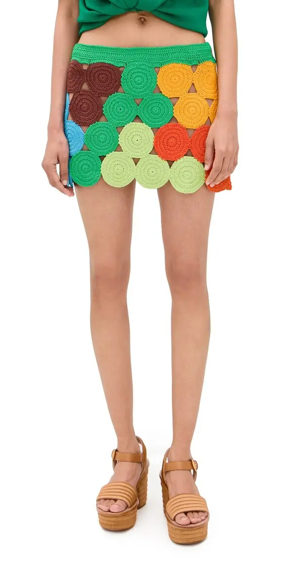 SIMONMILLER Beep Beep Mini Skirt - Island Multi