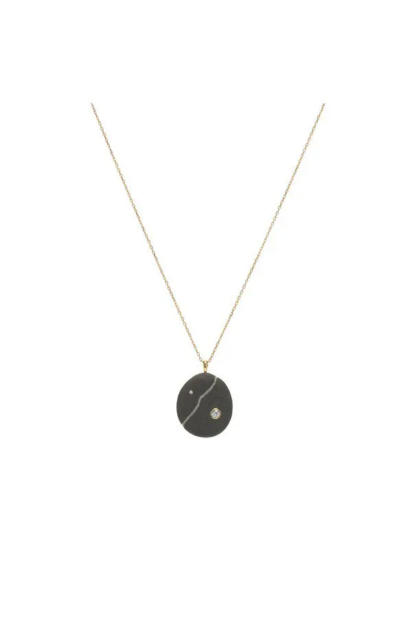 CVC STONES Leo Pebble And Diamond Necklace