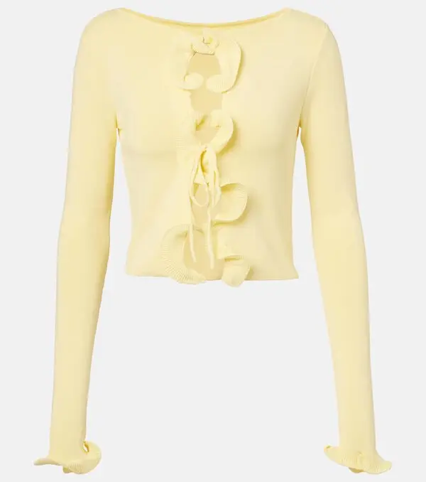 SAME Ruffled Top - Yellow