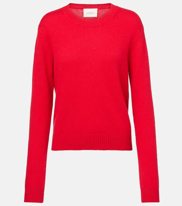 LISA YANG Mable Cashmere Sweater - Red