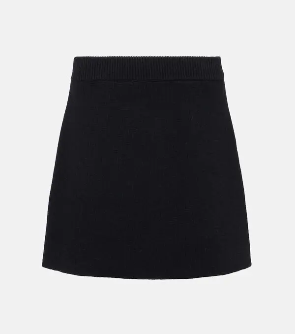 LISA YANG Clare High-rise Cashmere Miniskirt - Black