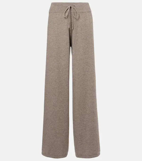 LISA YANG Sofi Cashmere Pajama Pants - Brown