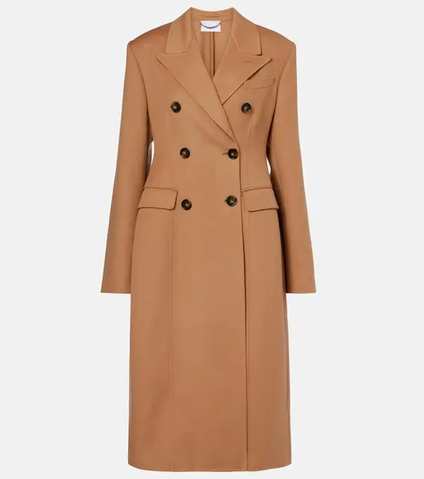 Stella McCartney Double-breasted Virgin Wool Coat