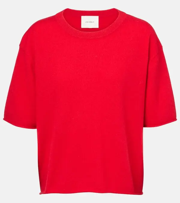 LISA YANG Cila Cashmere T-shirt - Red
