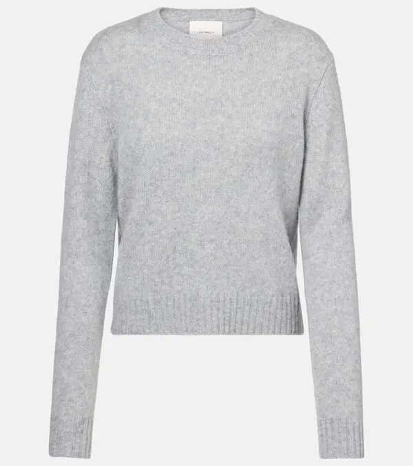 LISA YANG Mira Cashmere And Silk Sweater - Grey