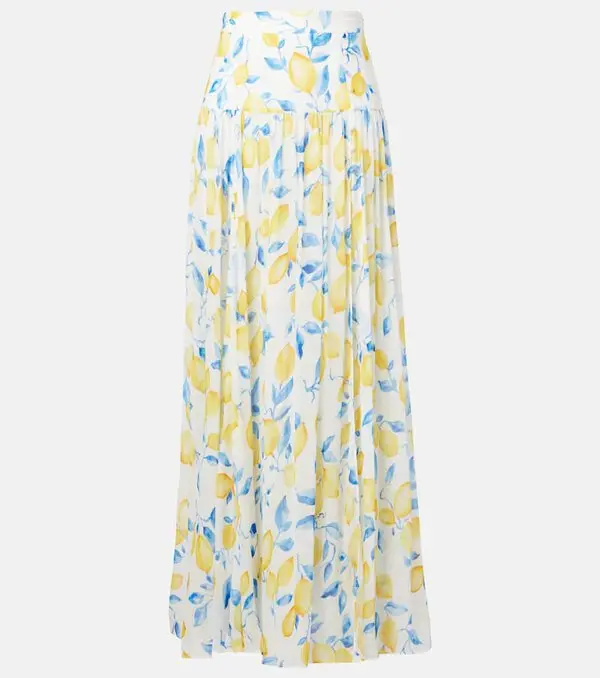 ALEXANDRA MIRO Jamie Sheer Maxi Skirt