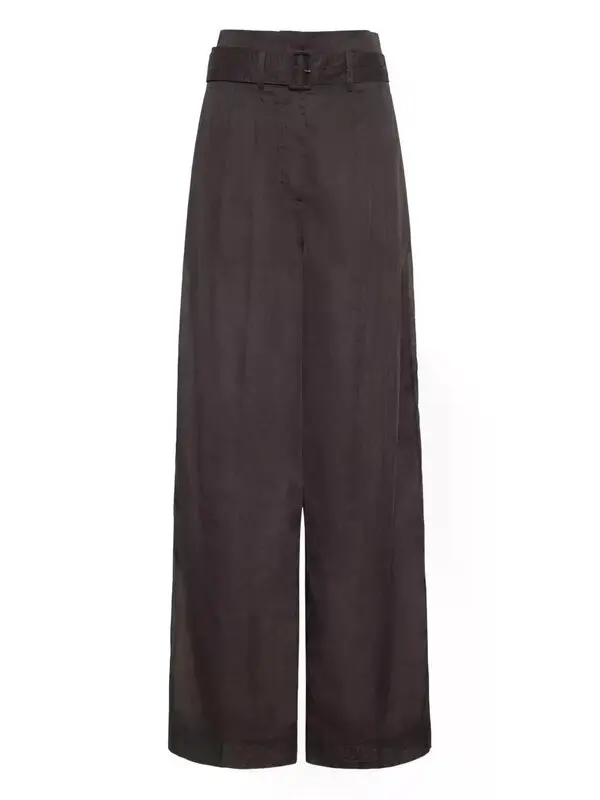 Adam Lippes Cotton Palazzo Trousers