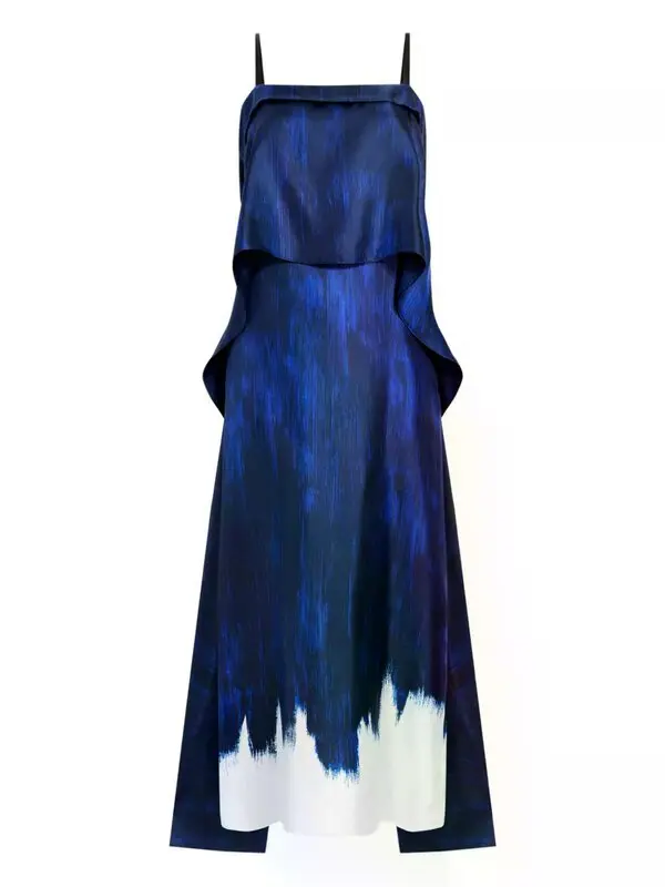 Proenza Schouler Wilma Midi Dress - Blue