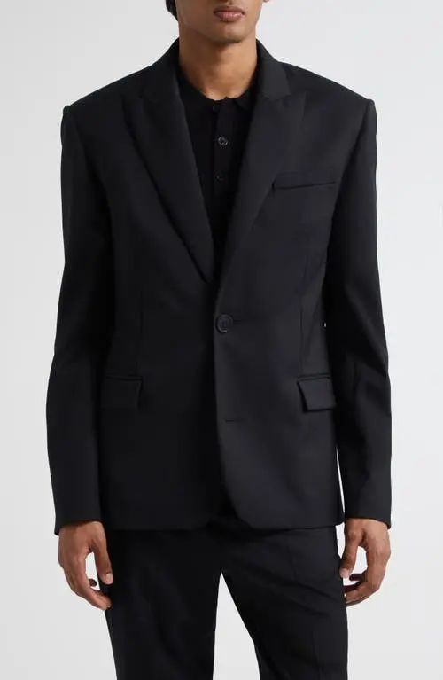 Balmain Wool Blazer - 0pa Black