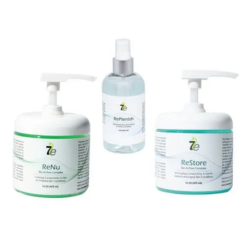 7E WELLNESS Microcurrent Conductivity Gel Bundle For Aging & Stressed Skin