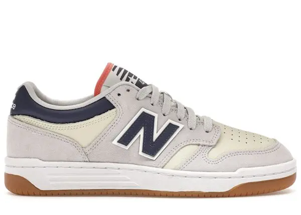 NEW BALANCE 480 Lace Up Sneakers - Pearl Grey/mineral/dream State