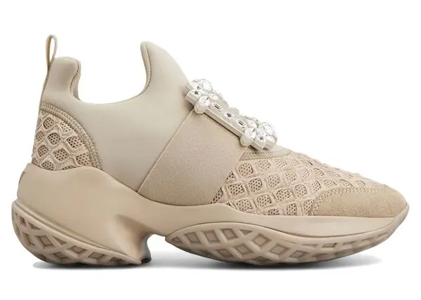ROGER VIVIER Viv' Run Sneakers - Beige