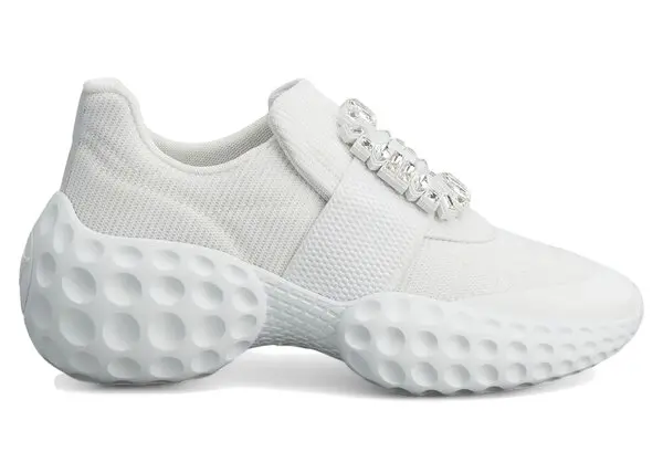 ROGER VIVIER Viv' Run Light Crystal Buckle Sneakers